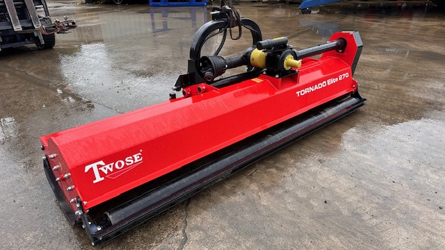 NEW Twose Tornado Elite 270 Flail Mower – W&M Agricultural Engineering